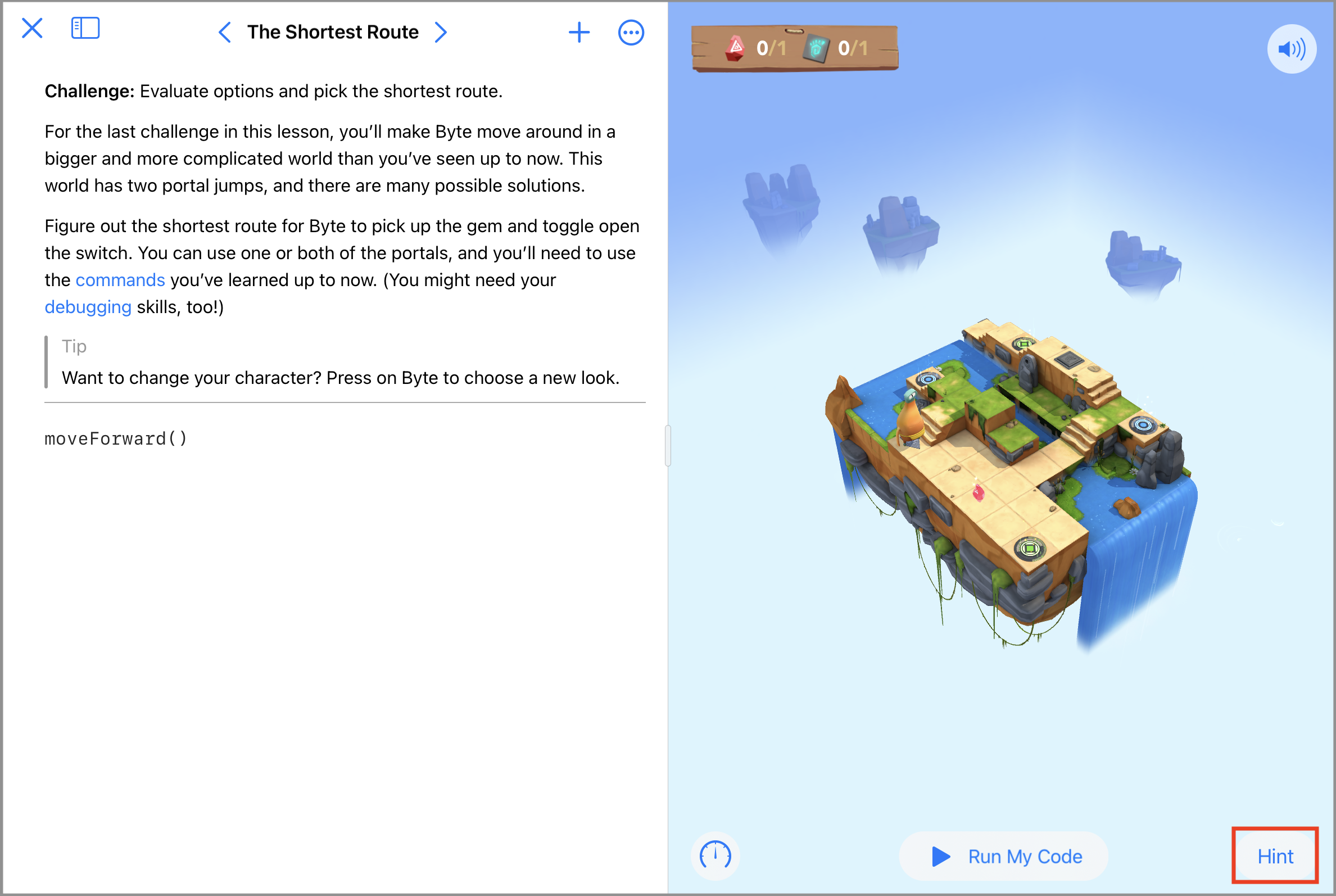 Giving hints to help learners solve problems | Apple Developer ...