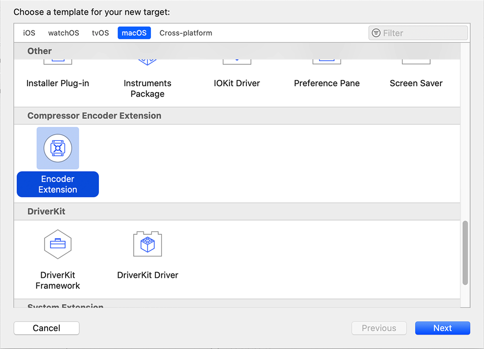Building an Encoder Extension | Apple Developer Documentation
