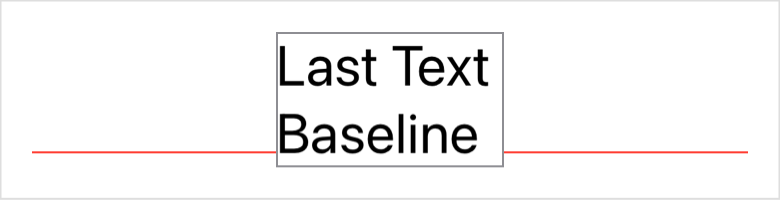 lastTextBaseline | Apple Developer Documentation