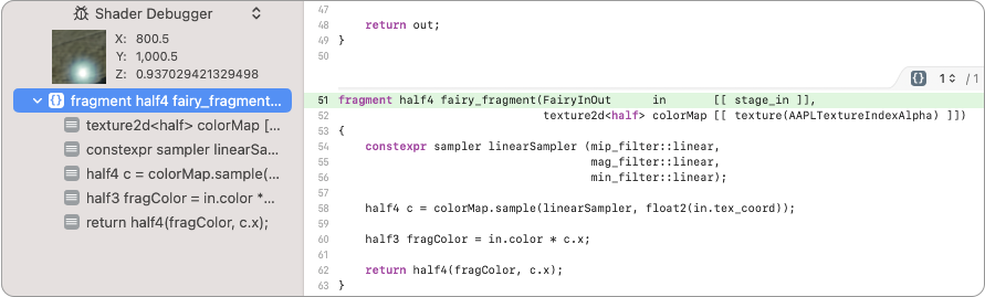 Debugging The Shaders Within A Draw Command Or Compute Dispatch Apple Developer Documentation