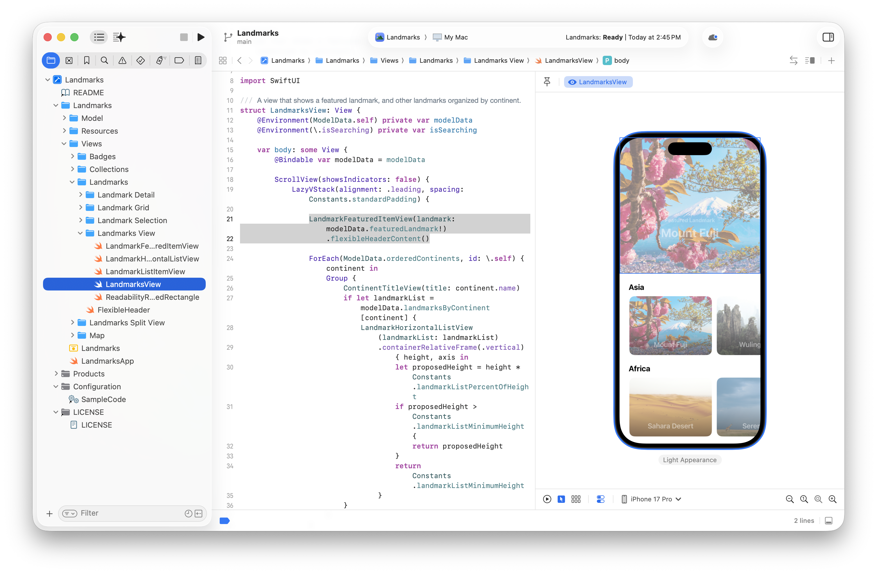 Previewing your app’s interface in Xcode | Apple Developer Documentation