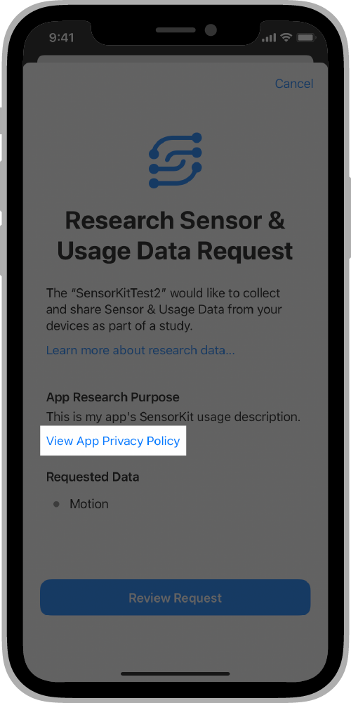 Configuring your project for sensor reading | Apple Developer Documentation