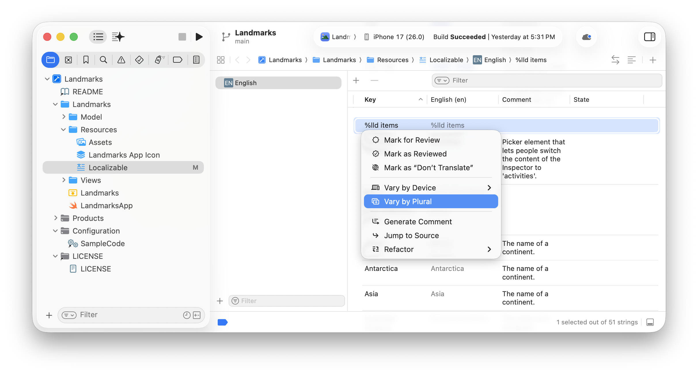 Localizing and varying text with a string catalog | Apple Developer Documentation