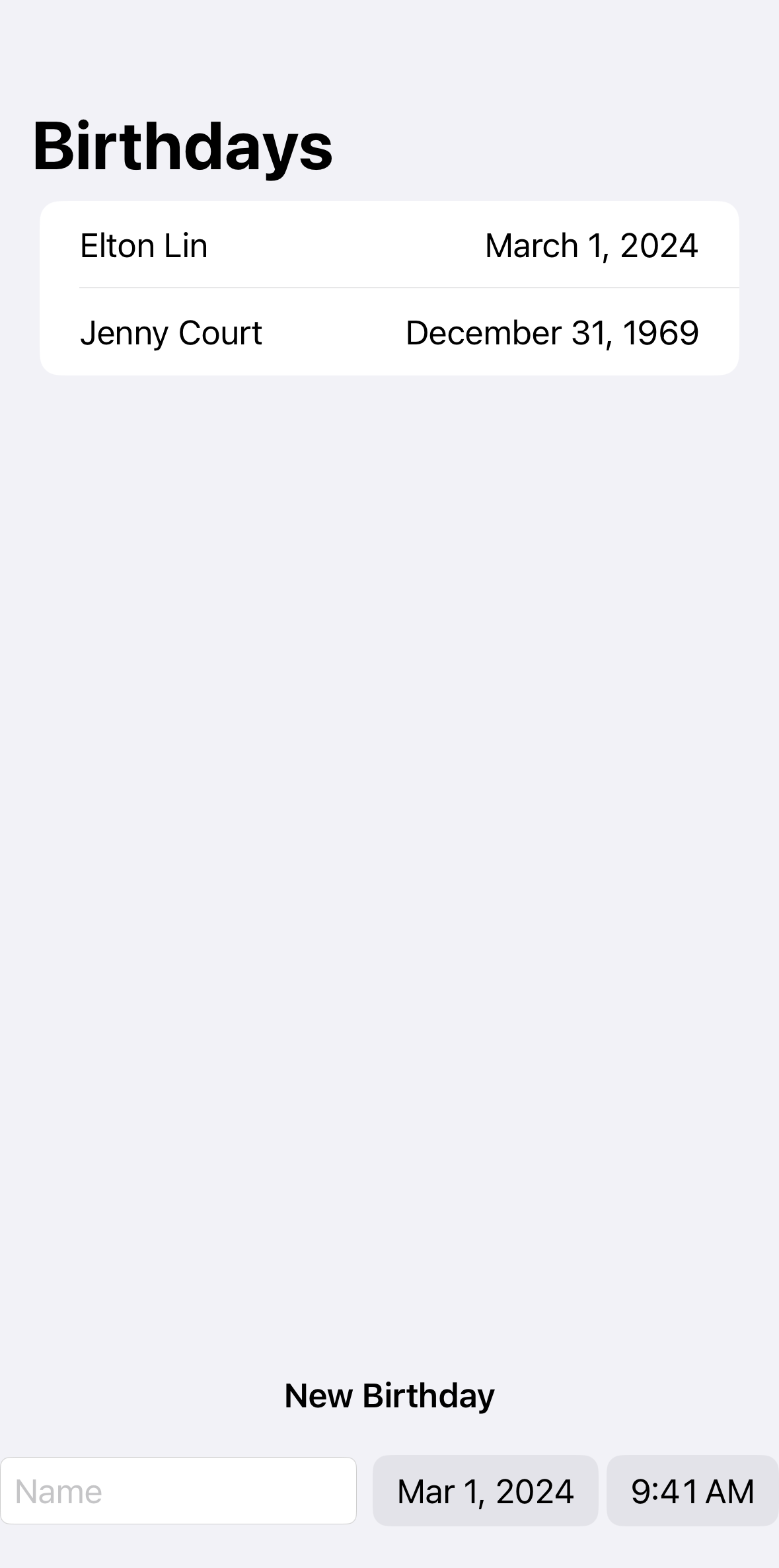 Save data | Apple Developer Documentation